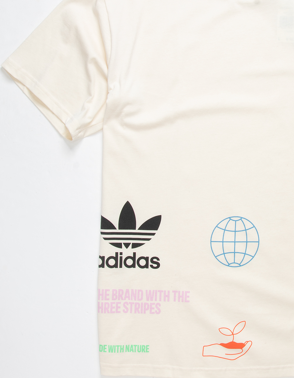 ADIDAS Made With Nature Mens Tee - SAND | Tillys