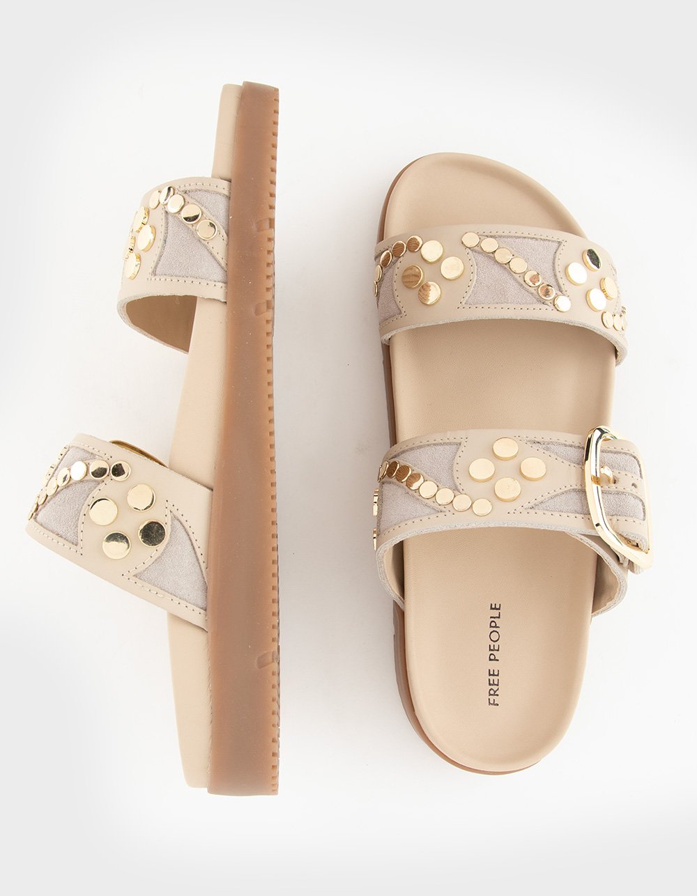 FREE PEOPLE Revelry Studded Womens Sandals - NATURAL | Tillys