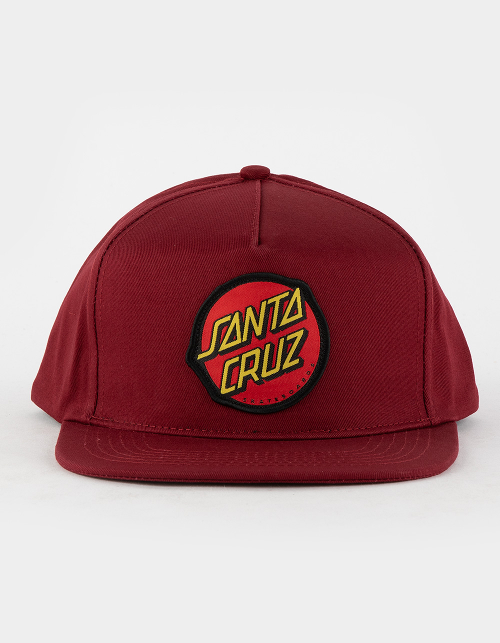SANTA CRUZ Classic Snapback Mid Profile Hat - BURGUNDY | Tillys