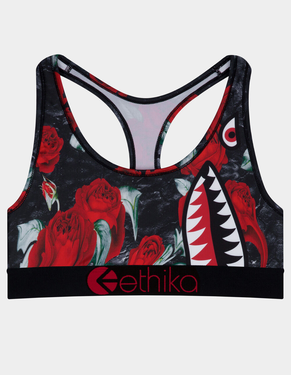 ETHIKA Rose Drip Bomber Girls Sports Bra - BLKCO | Tillys