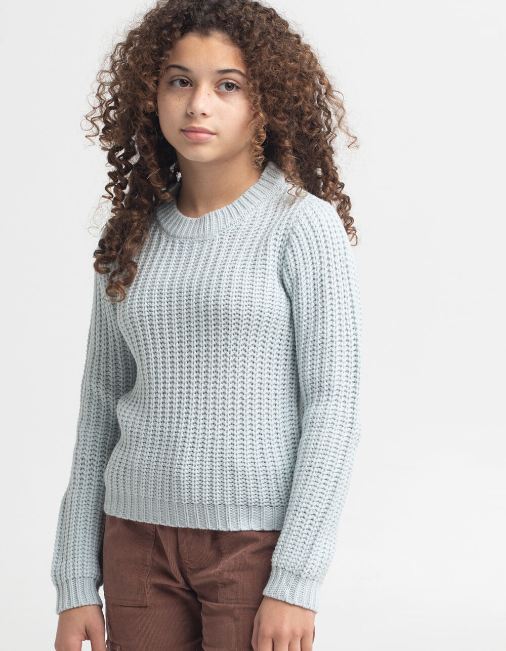 FULL TILT Essentials Girls Pullover Sweater - BLUE | Tillys