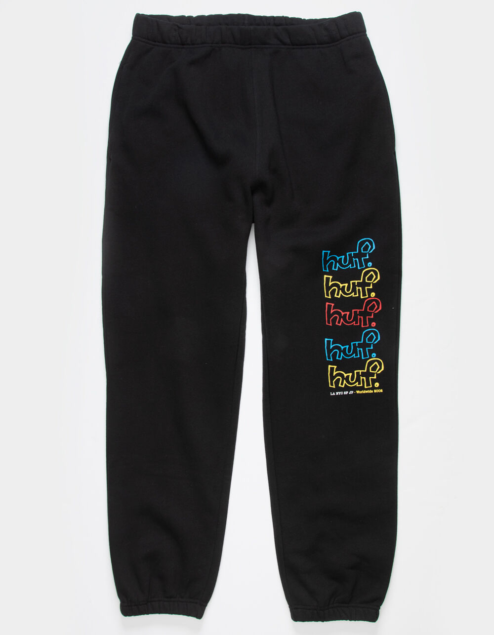 HUF Drop Out Stack Mens Sweatpants - BLACK | Tillys