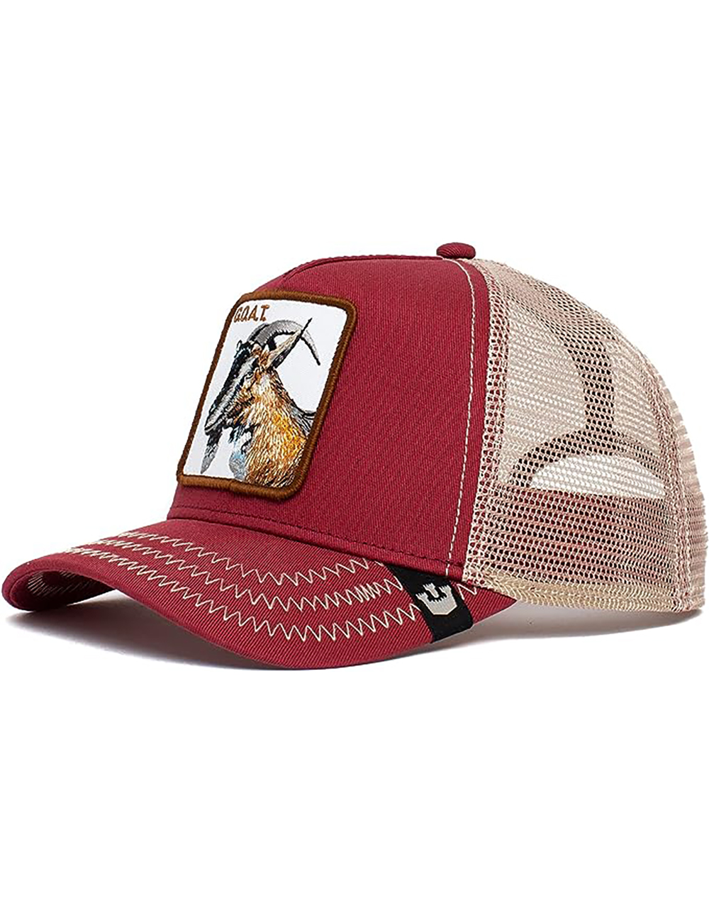 GOORIN BROS. The Goat Trucker Hat - BURGUNDY | Tillys