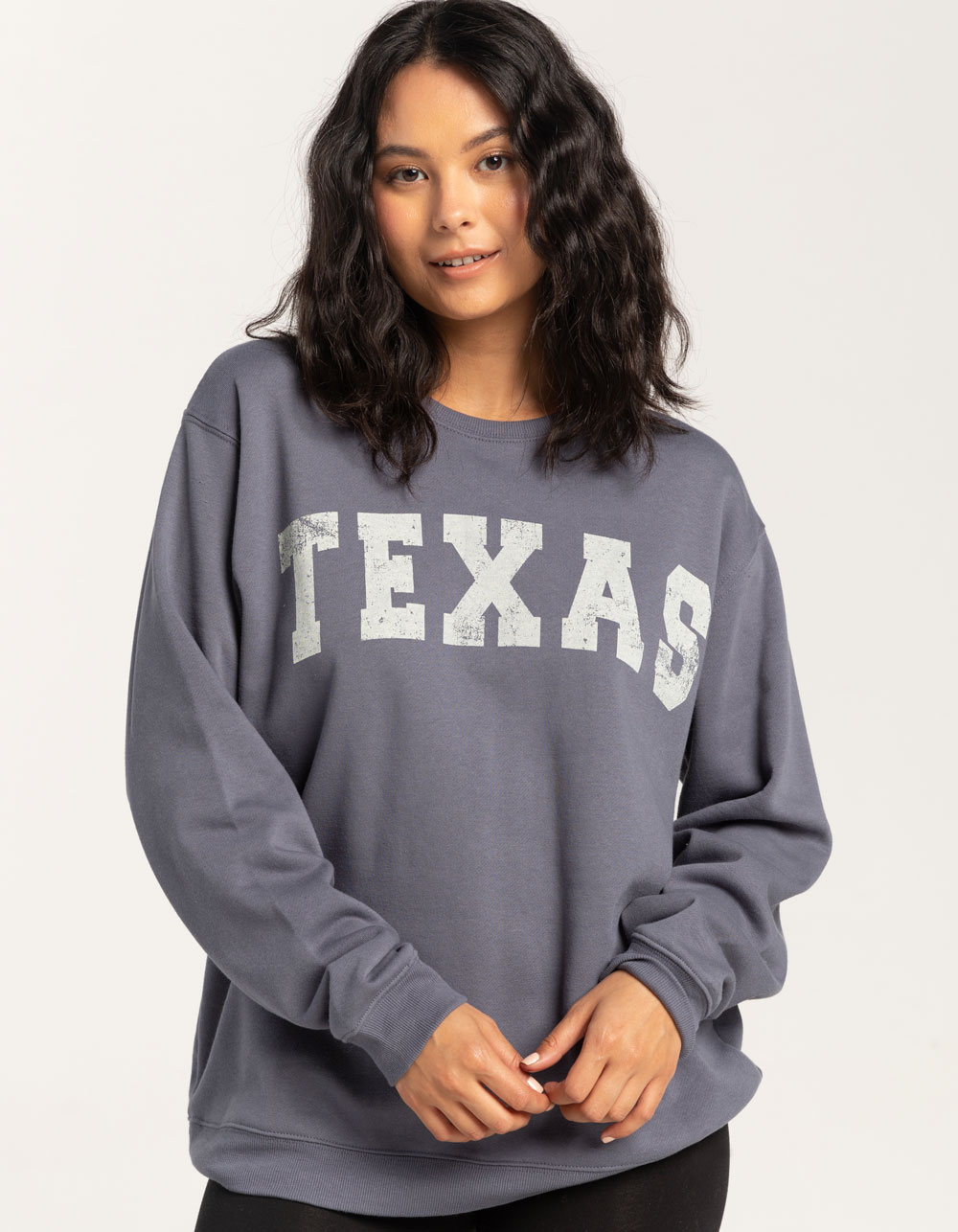 RSQ Womens Texas Crewneck Sweatshirt - BLUE | Tillys