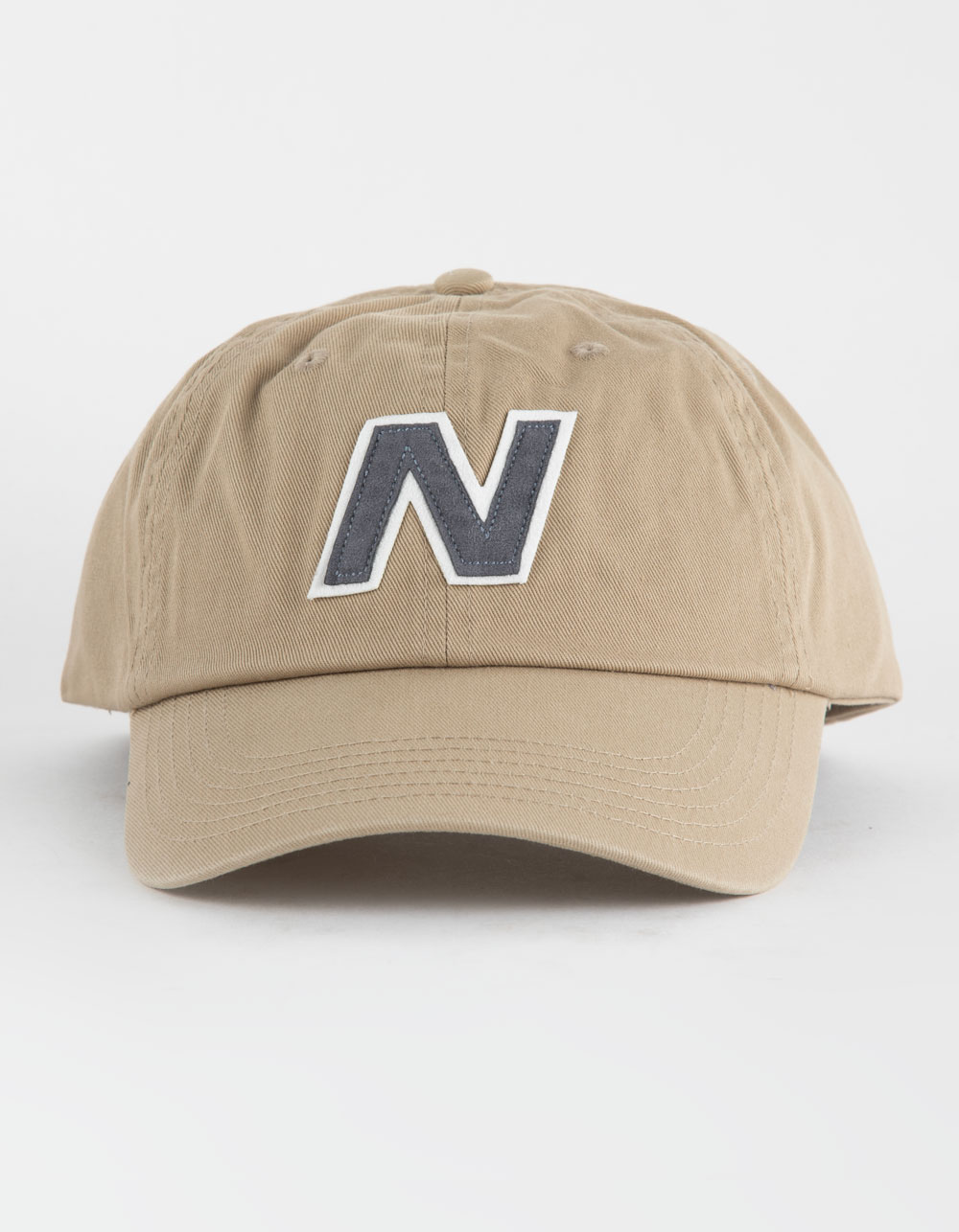 NEW BALANCE 6 Panel Block N Snapback Hat - TAN | Tillys