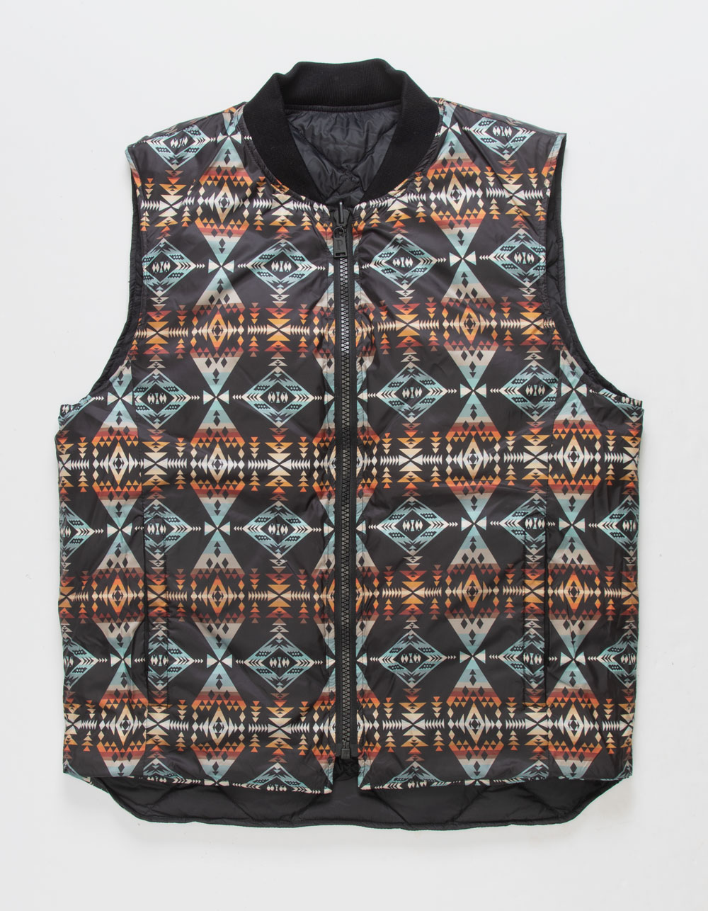PENDLETON Wild Horse Reversible Mens Down Vest - BLACK | Tillys