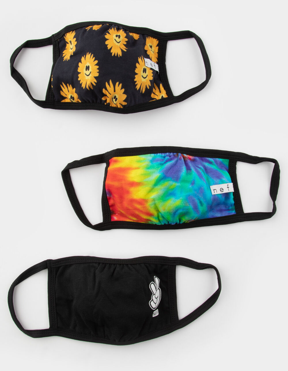 NEFF 3 Pack Peace Dizzy Fashion Face Mask - MULTI | Tillys