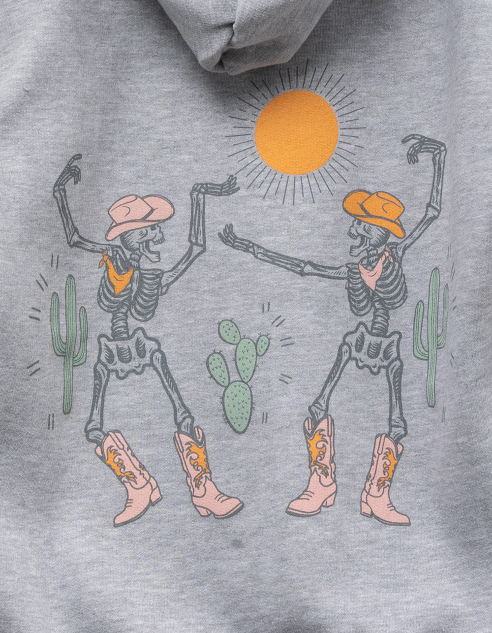 FULL TILT Howdy Girls Hoodie - HEATHER GRAY | Tillys