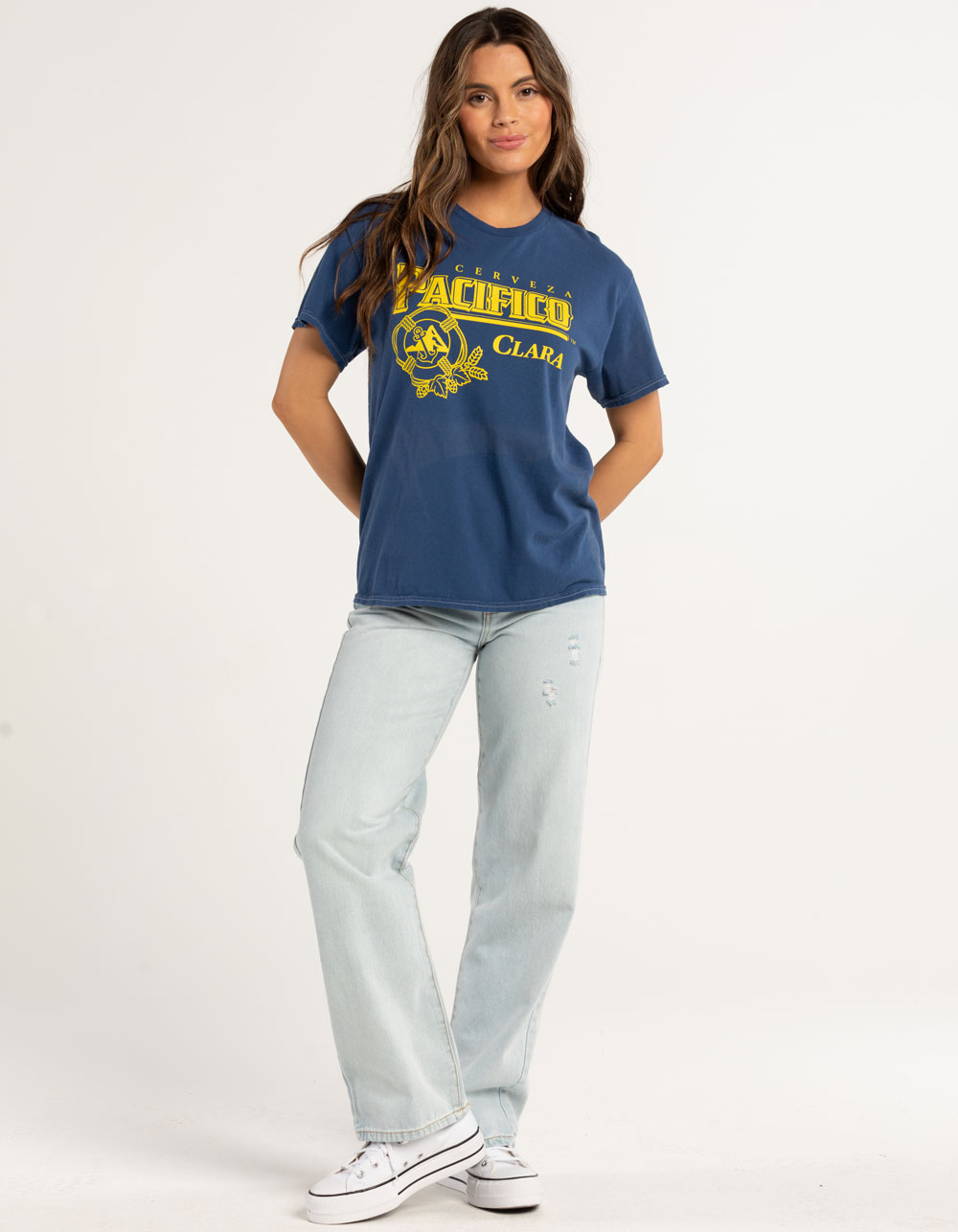 RIPPLE JUNCTION Pacifico Womens Tee - NAVY | Tillys