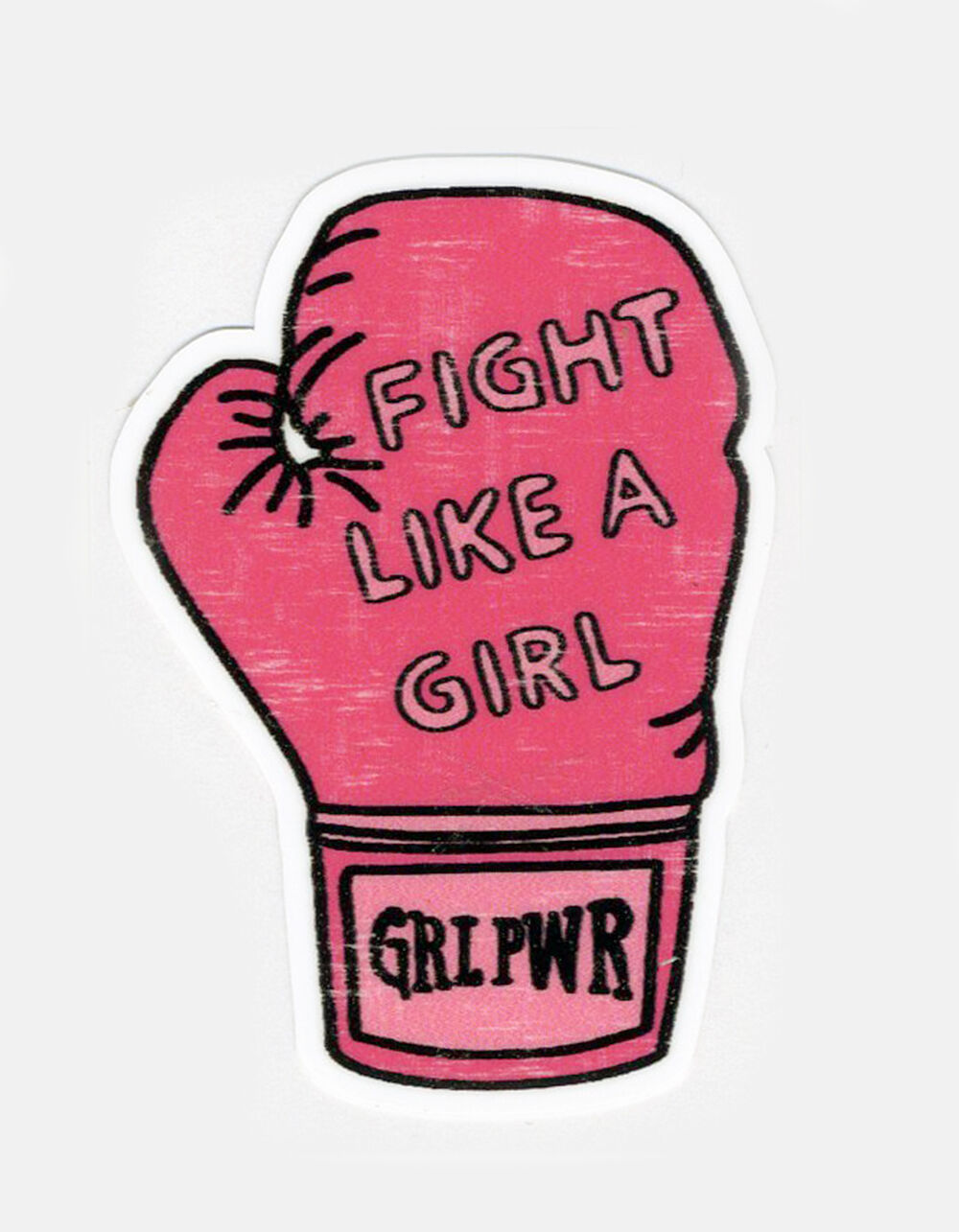 STICKER CABANA Fight Like A Girl Sticker - MULTI | Tillys