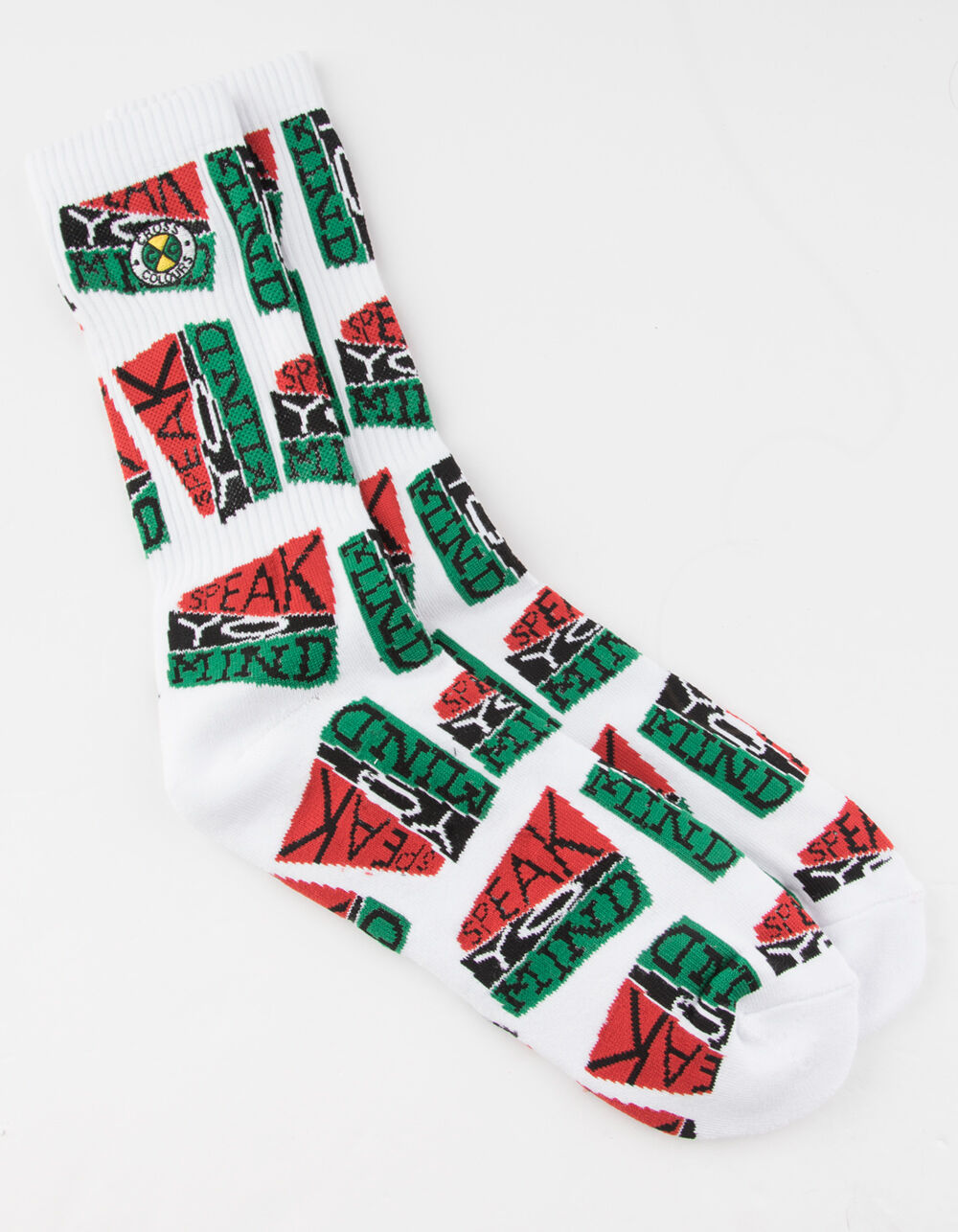 CROSS COLOURS SYM Mens Crew Socks - MULTI | Tillys