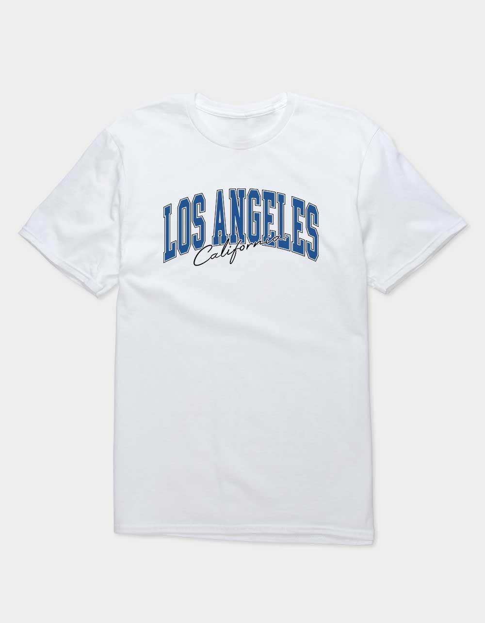 LOS ANGELES California Script Unisex Tee - WHITE | Tillys