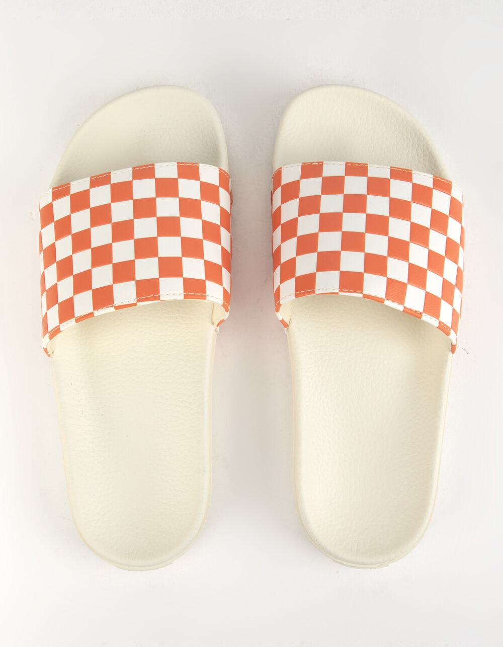VANS Checkered Rust Womens Slide Sandals - RUST | Tillys