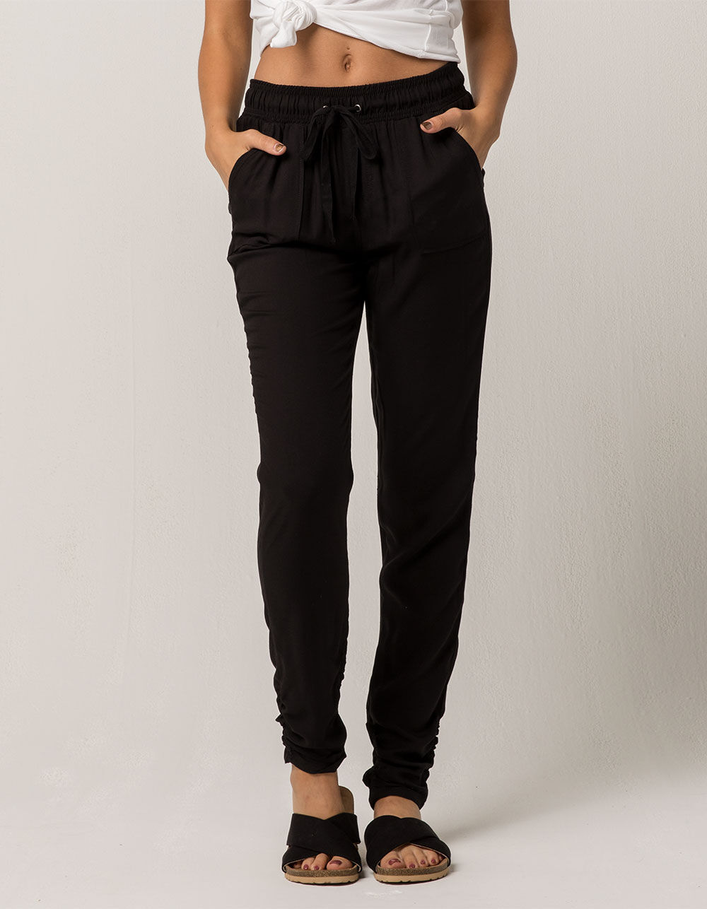 REWASH Black Womens Jogger Pants - BLACK | Tillys