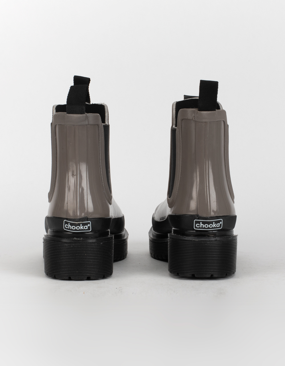 CHOOKA Damascus Heel Womens Chelsea Rain Boots - TAUPE | Tillys