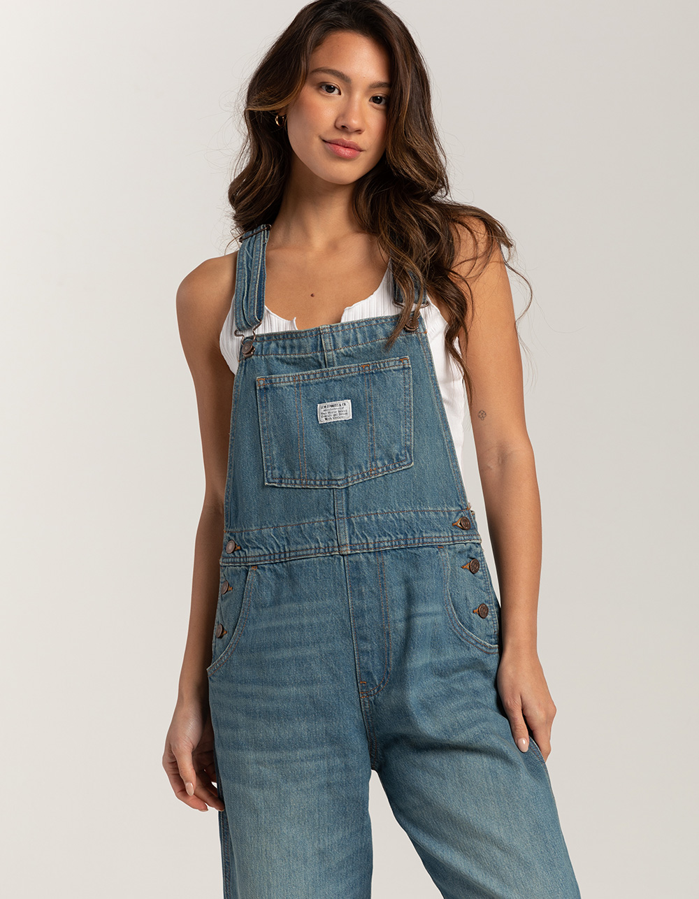 LEVI'S Womens Overalls - Fresh Perspective - MED BLAST | Tillys