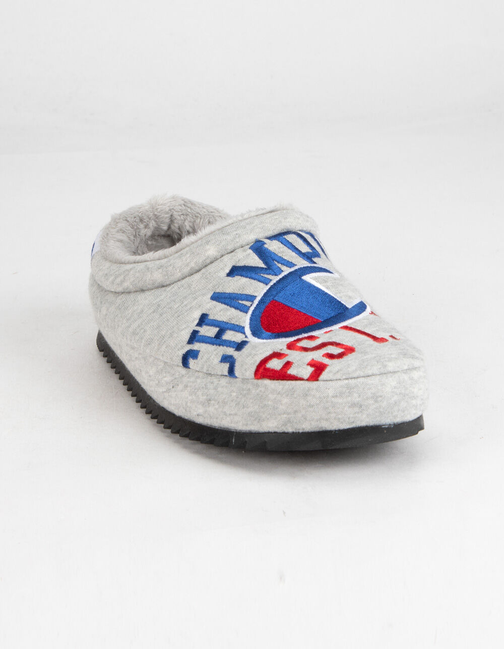 CHAMPION Shuffle Reverse Weave Boys Slippers - GRAY COMBO | Tillys