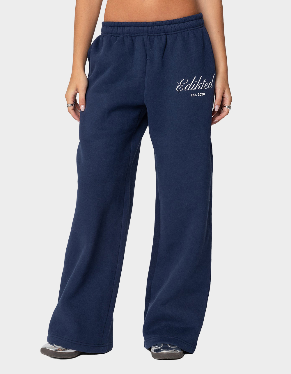 EDIKTED Get Edikted Sweatpants - NAVY | Tillys