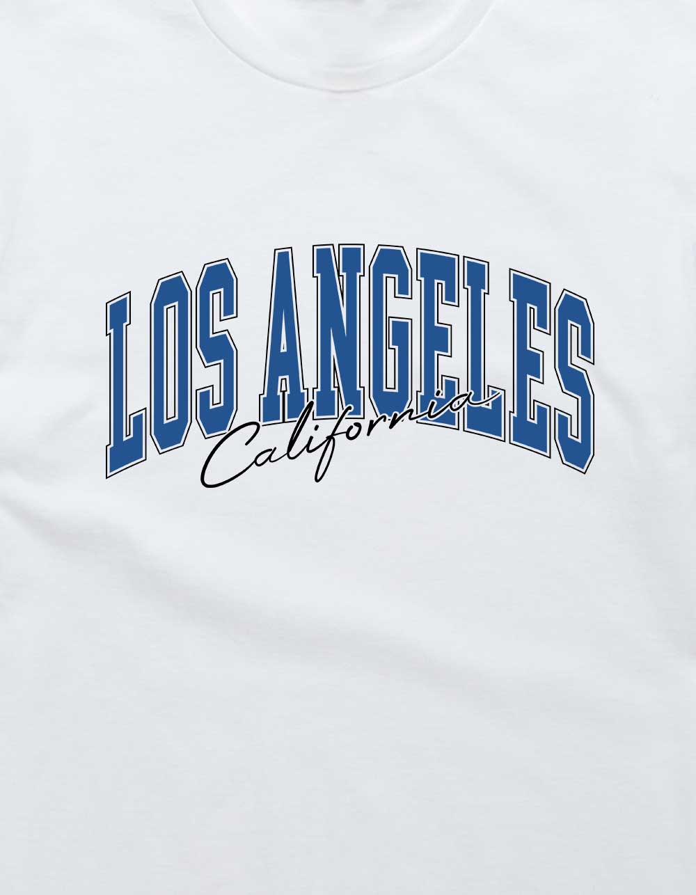 LOS ANGELES California Script Unisex Tee - WHITE | Tillys