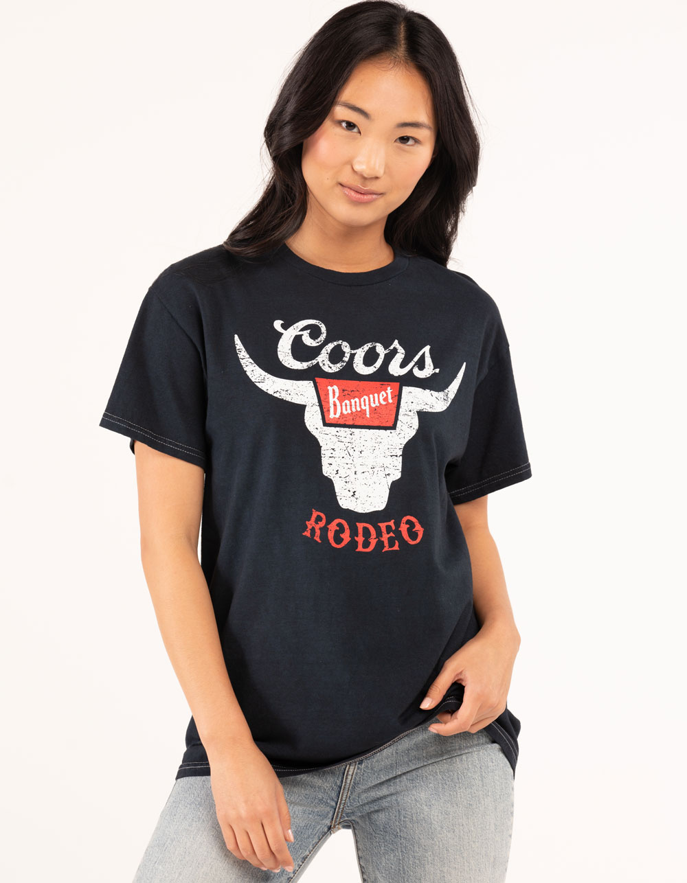 COORS Rodeo Womens Oversized Tee - NAVY | Tillys