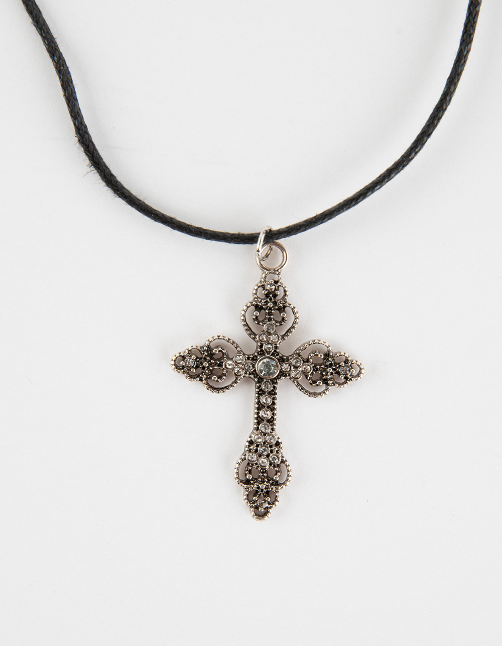 FULL TILT Cross Cord Necklace - SILVER | Tillys
