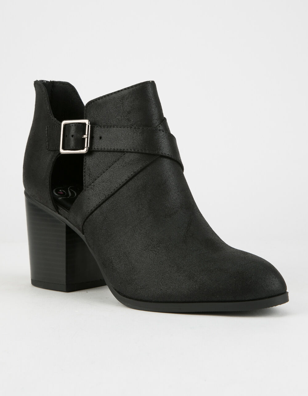 DELICIOUS Cutout Womens Booties - BLACK | Tillys