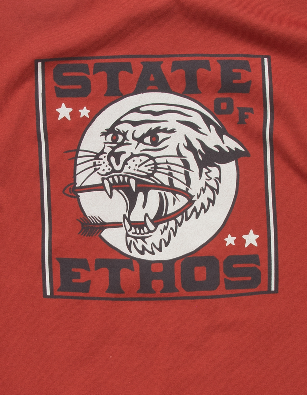 STATE OF ETHOS Tiger Mens Tee - BURNT ORANGE | Tillys