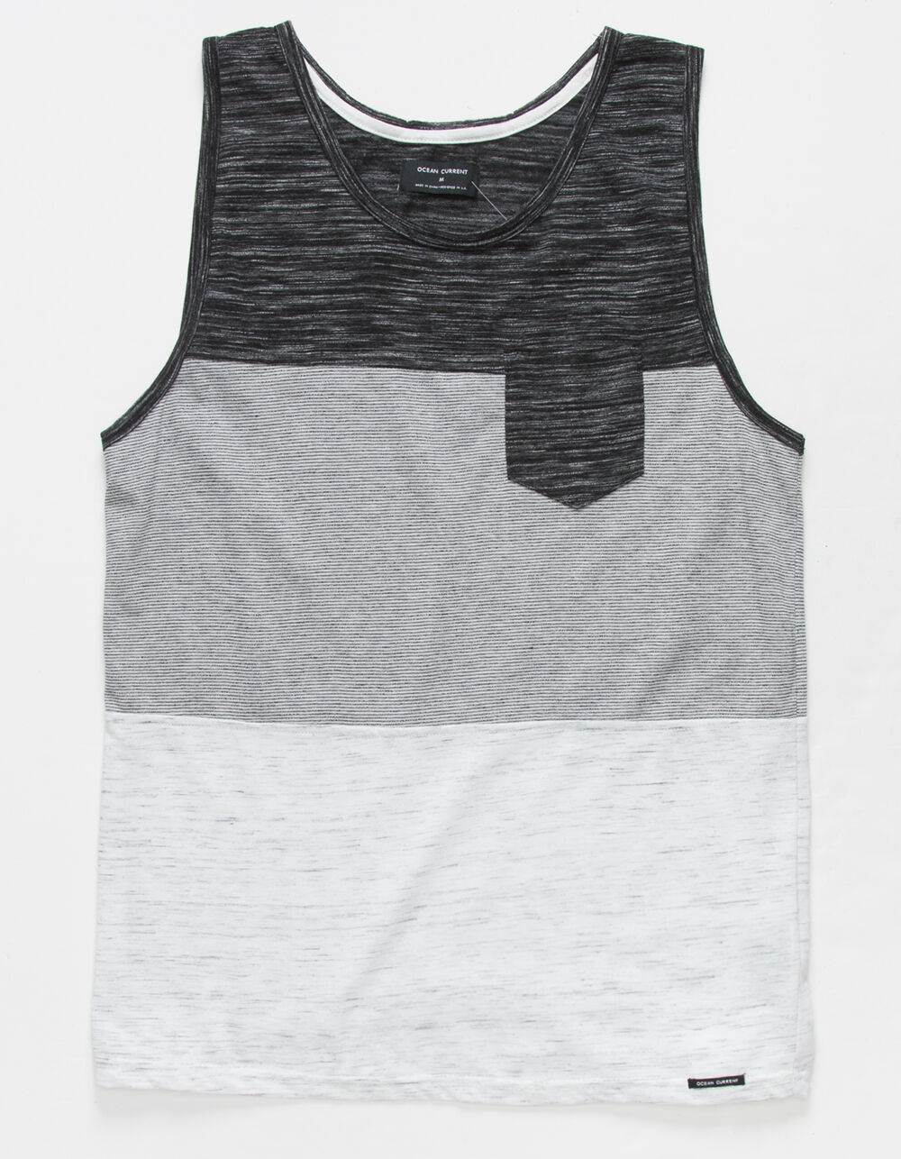OCEAN CURRENT Station Mens Tank - BLACK COMBO | Tillys