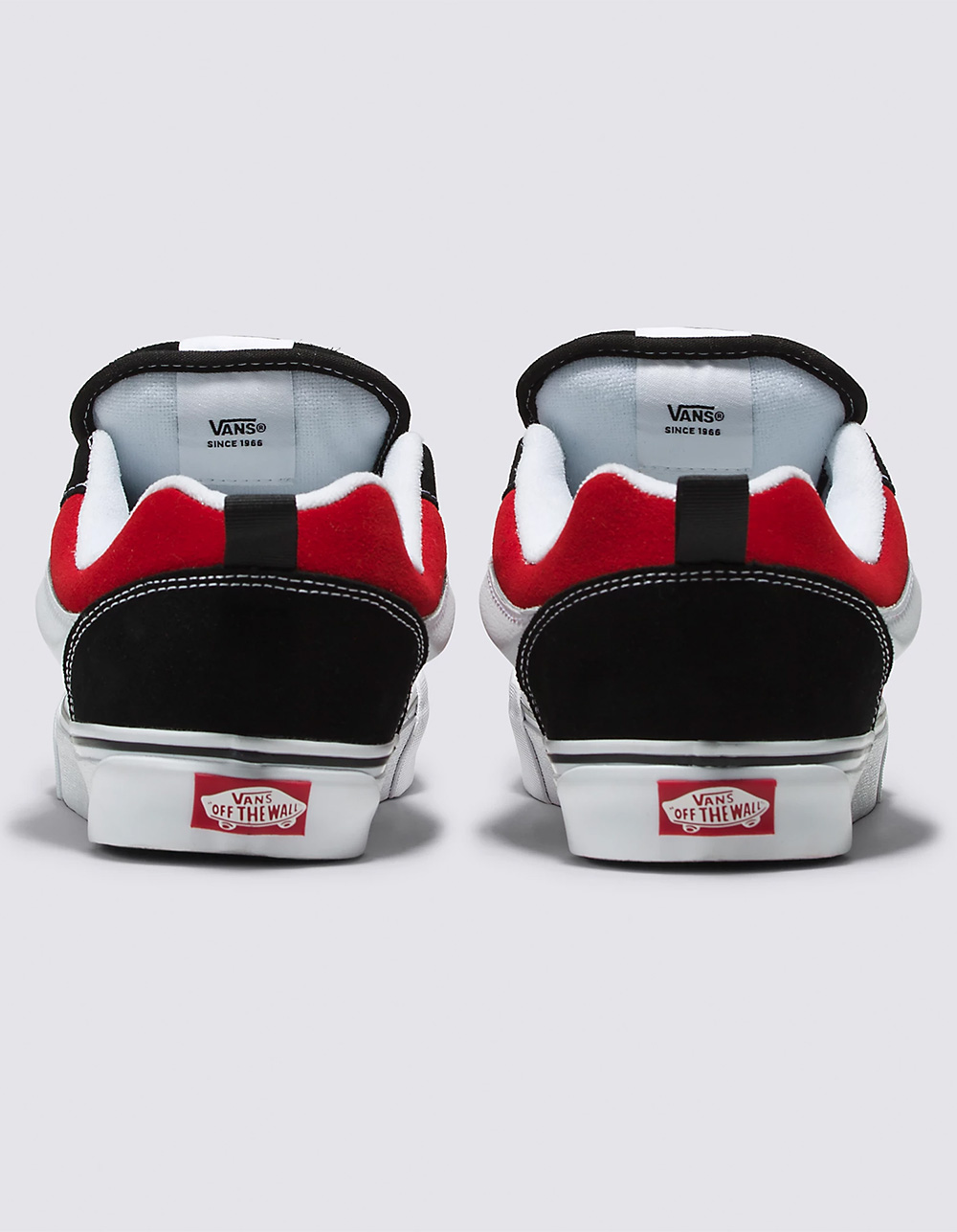 Vans Red And Black Shoes