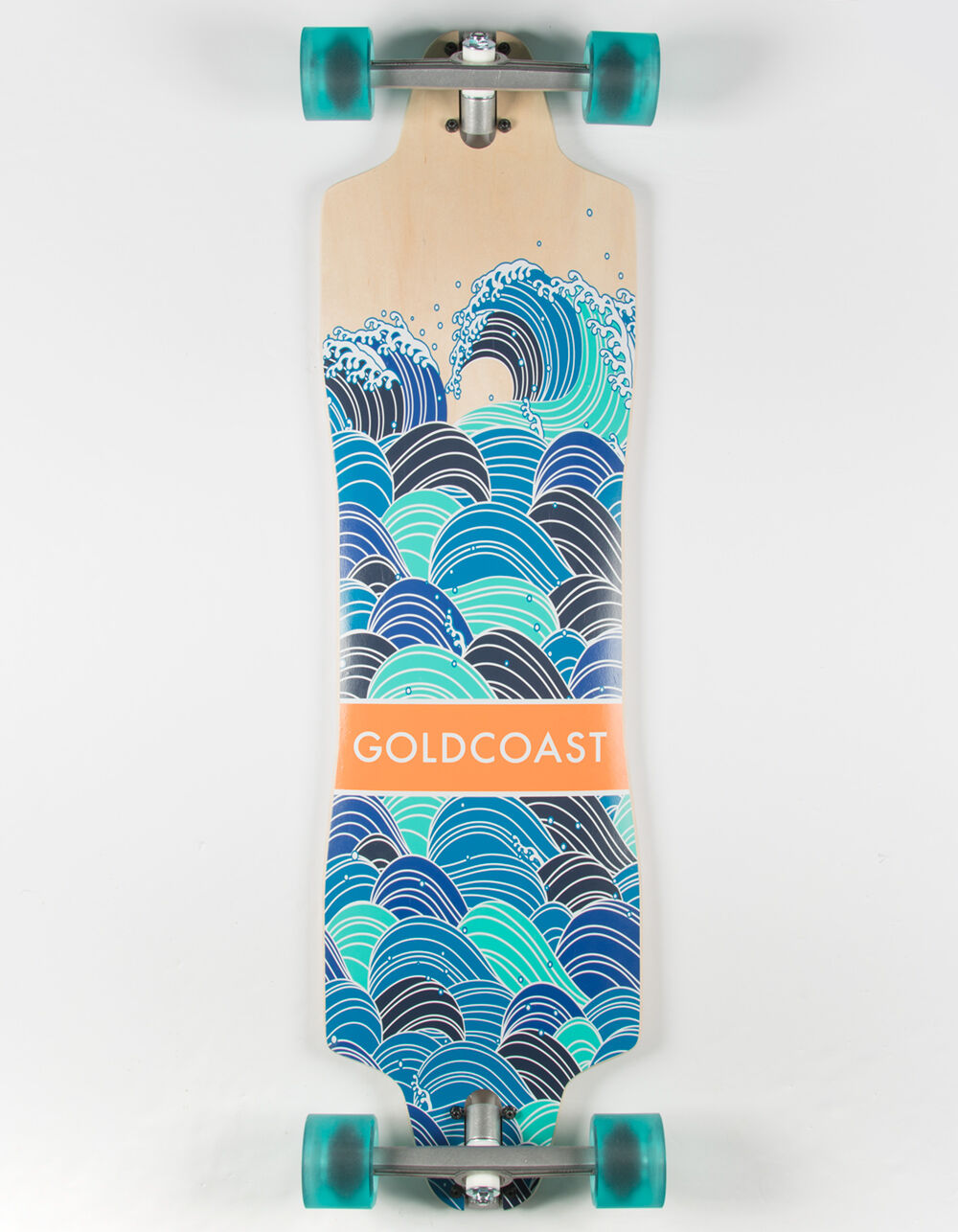 GOLDCOAST Swell Drop Through 36" Longboard Skateboard - MULTI | Tillys