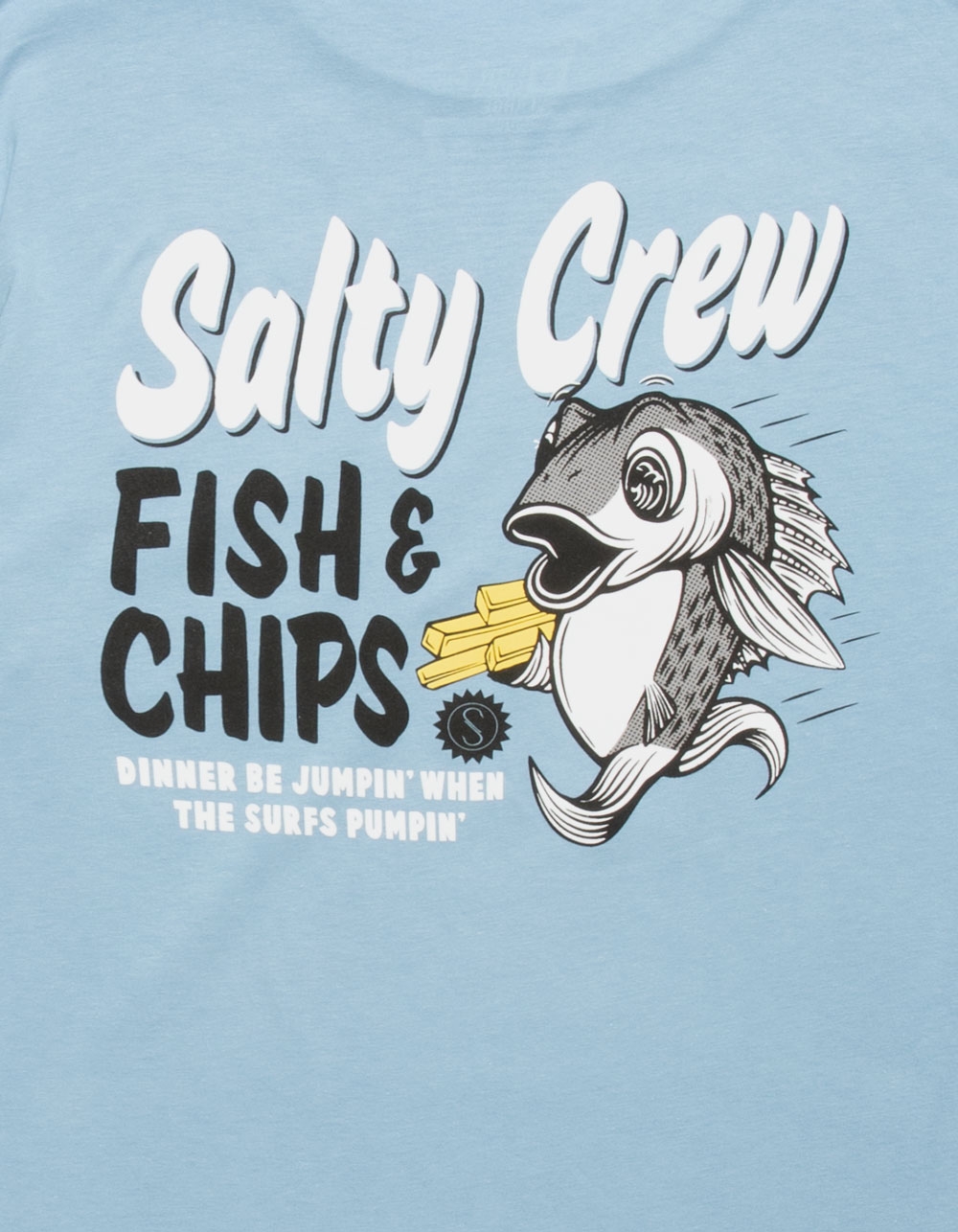 SALTY CREW Fish And Chips Boys Tee - LIGHT BLUE | Tillys