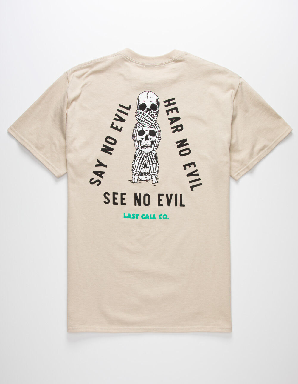 LAST CALL CO. 3 Rules Mens T-Shirt - SAND | Tillys