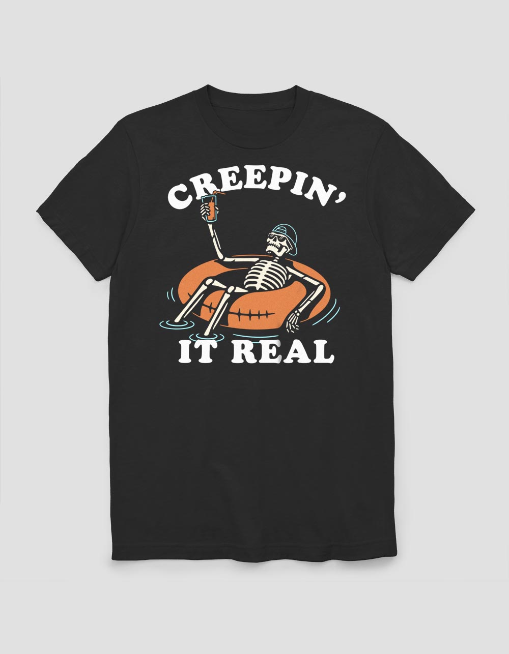 SKELETON Creepin' It Real Unisex Tee - BLACK | Tillys
