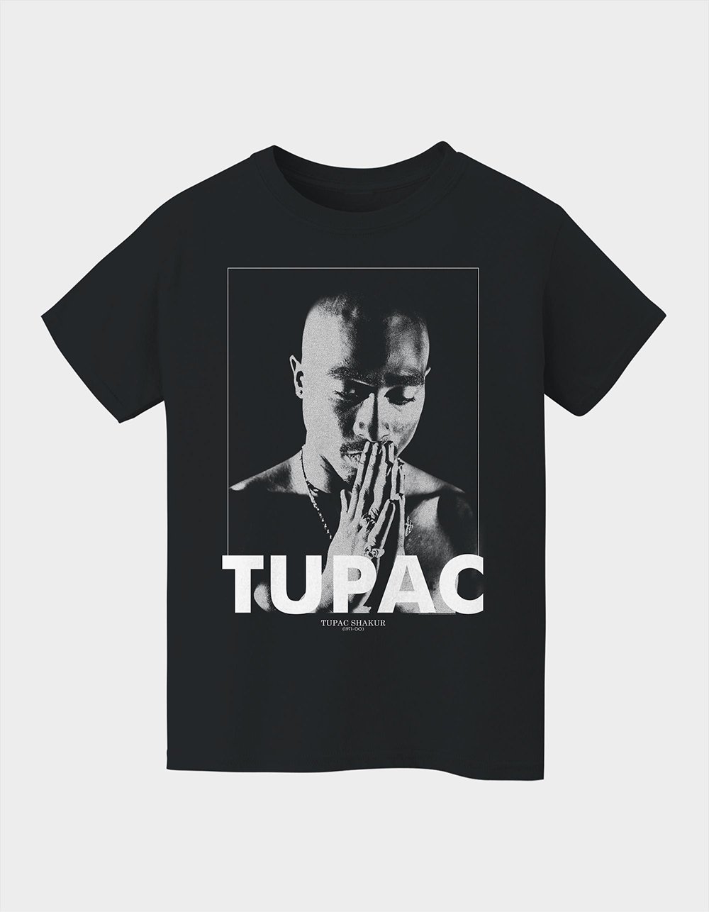 TUPAC Praying Hands Unisex Kids Tee - BLACK | Tillys