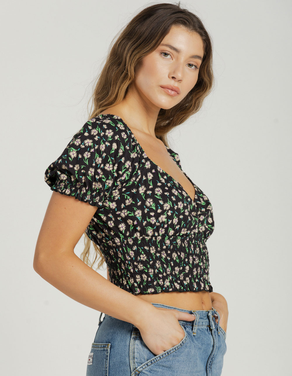 BILLABONG Love Song Womens Top - BLACK | Tillys