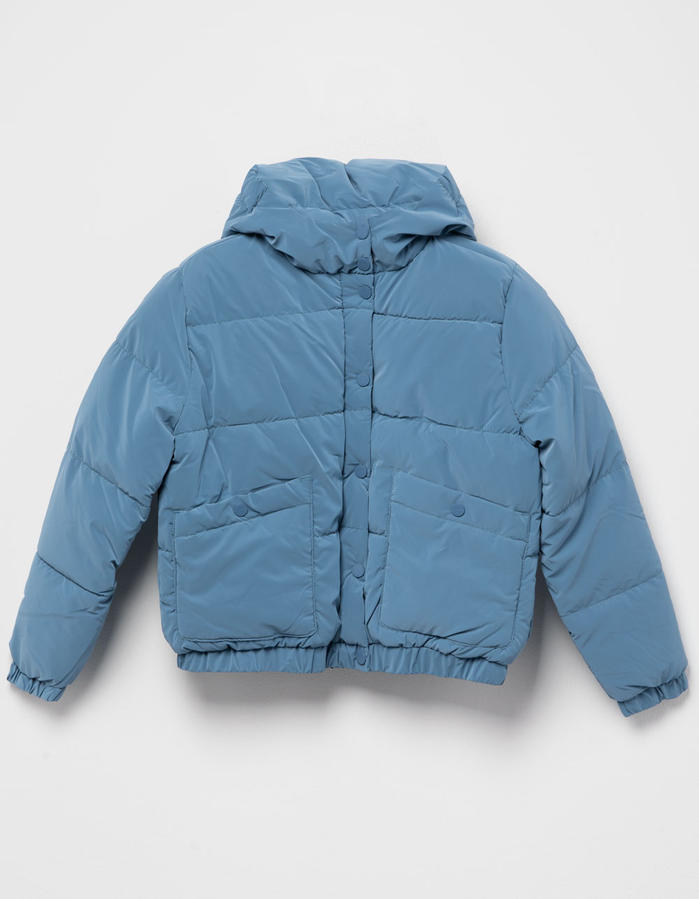 URBAN REPUBLIC Hooded Girls Puffer Jacket - BLUE | Tillys