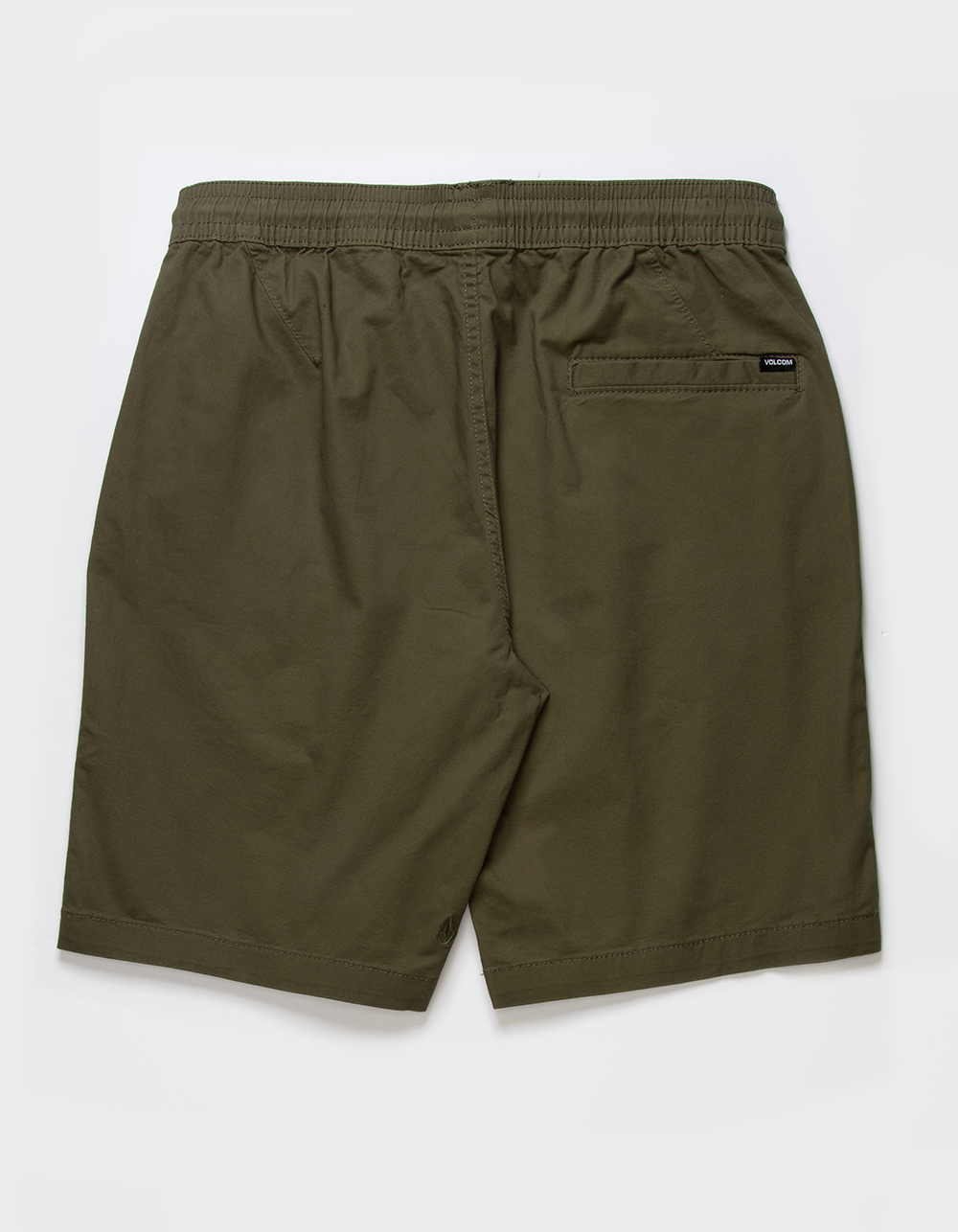 VOLCOM Cleaver Elastic Waist Mens Walkshorts - MILITARY | Tillys