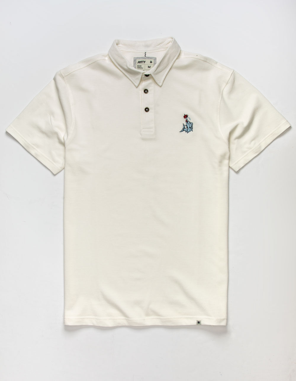JETTY Beer Spear Mens Polo Shirt - WHITE | Tillys