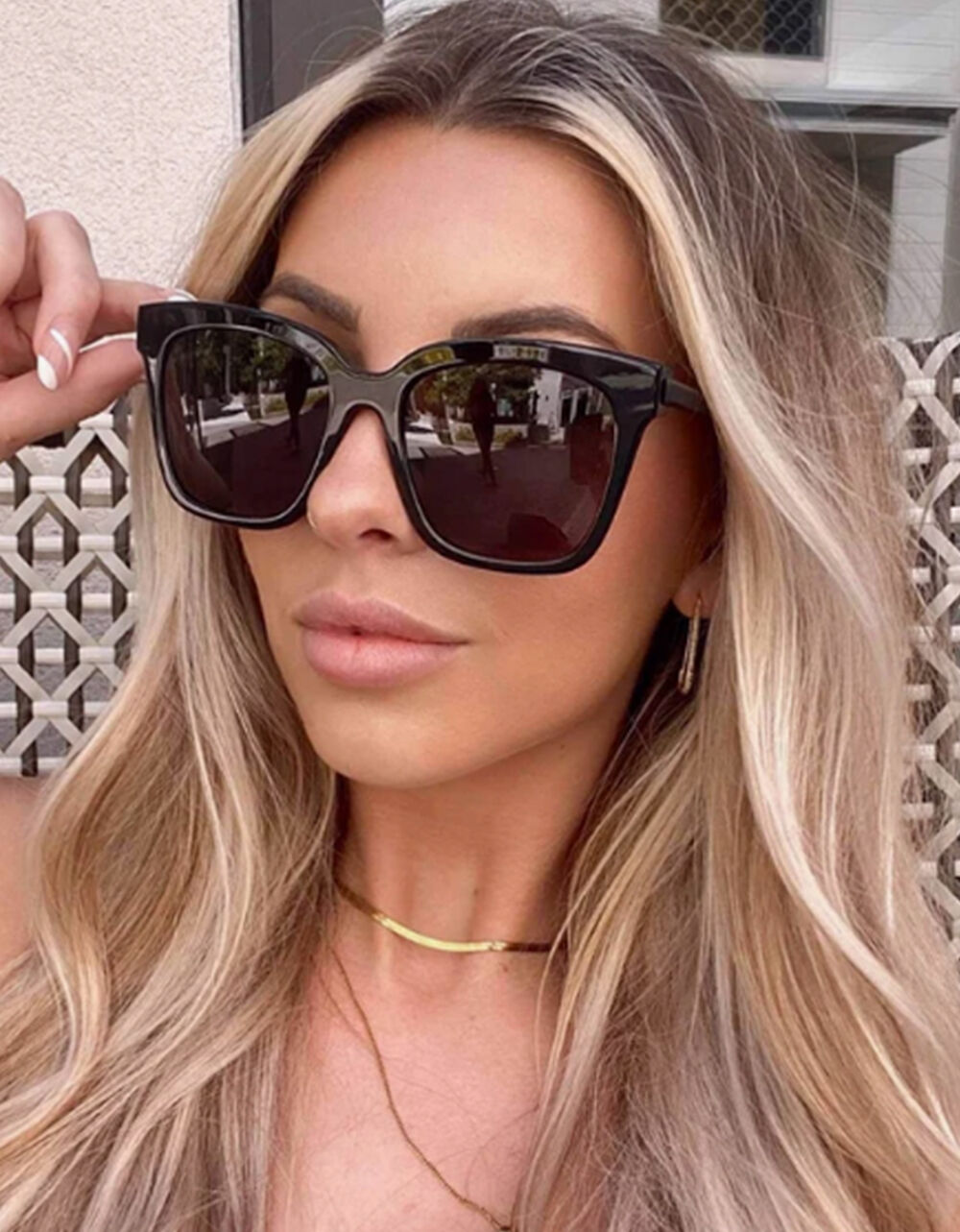 DIFF EYEWEAR Bella Sunglasses - BLACK/GRAY | Tillys