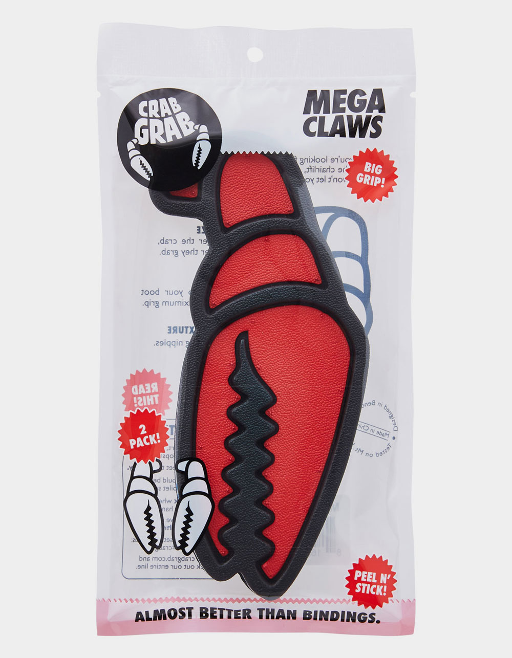 CRAB GRAB Mega Claw Traction Pads - RED | Tillys