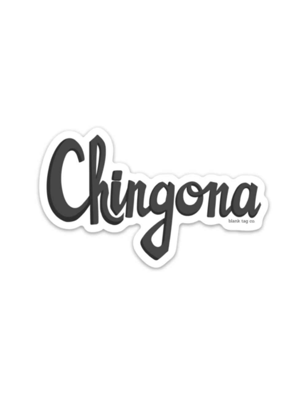Chingona Sticker - BLACK/WHITE | Tillys