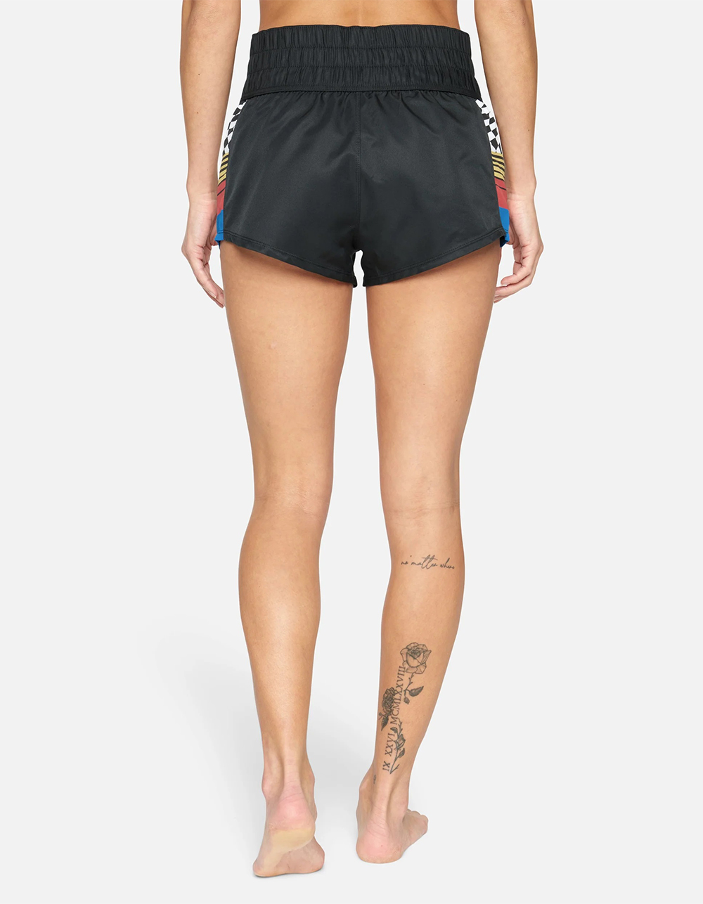 HURLEY x NASCAR Womens Color Blocked Boardshorts - BLACK COMBO | Tillys