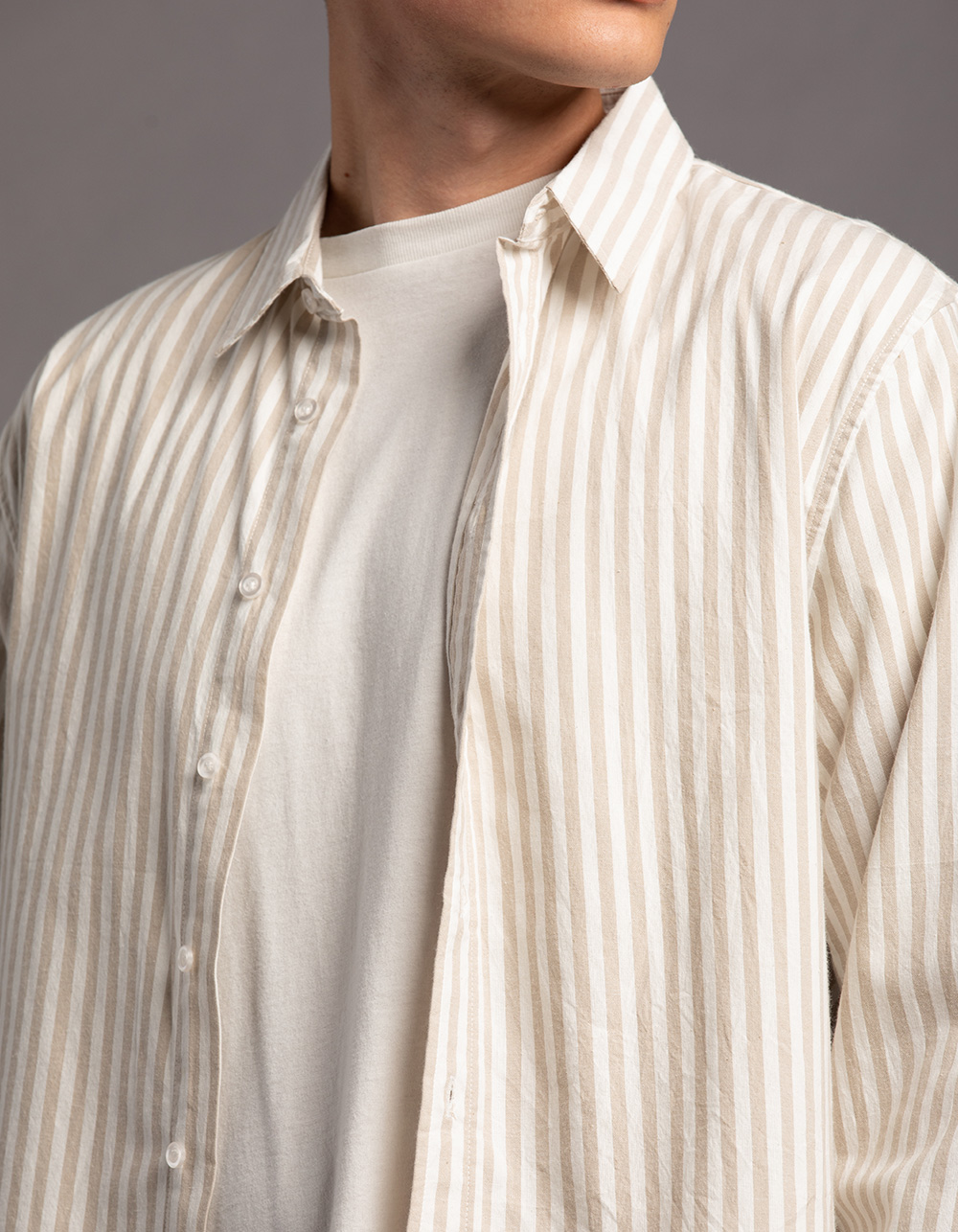 RSQ Mens Striped Oxford Shirt - TAN | Tillys