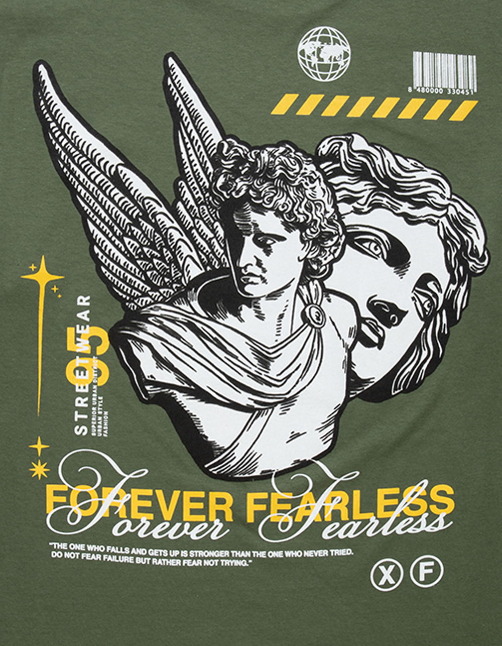 RSQ Mens Forever Fearless Tee - OLIVE | Tillys