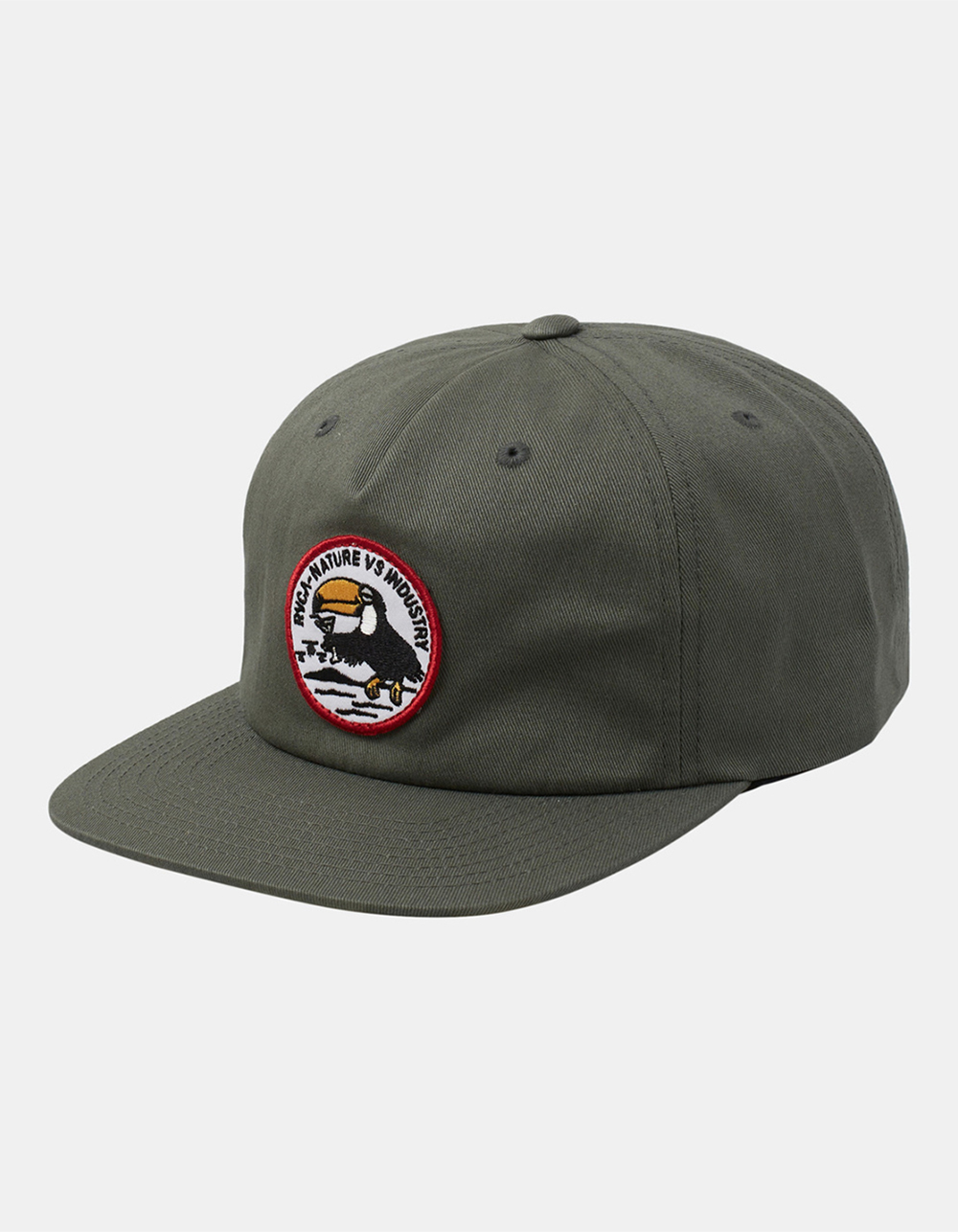 RVCA Tipsy Toucan Mens Snapback Hat - OLIVE | Tillys