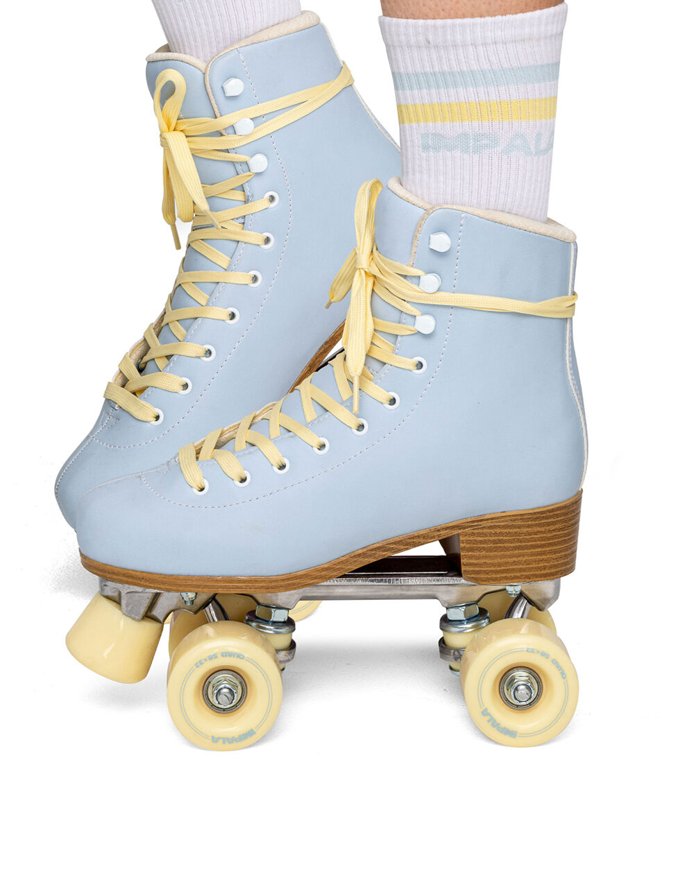 Baby Blue Roller Skates