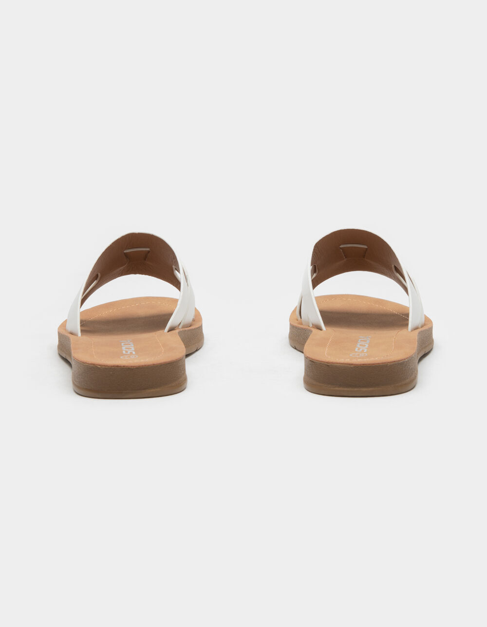 SODA Woven Womens White Slide Sandals - WHITE | Tillys