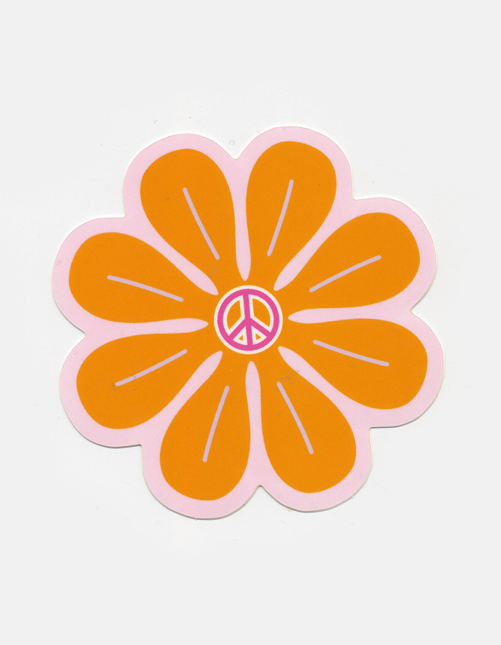 ACS AESTHETIC Groovy Flower Sticker - NEON ORANGE | Tillys