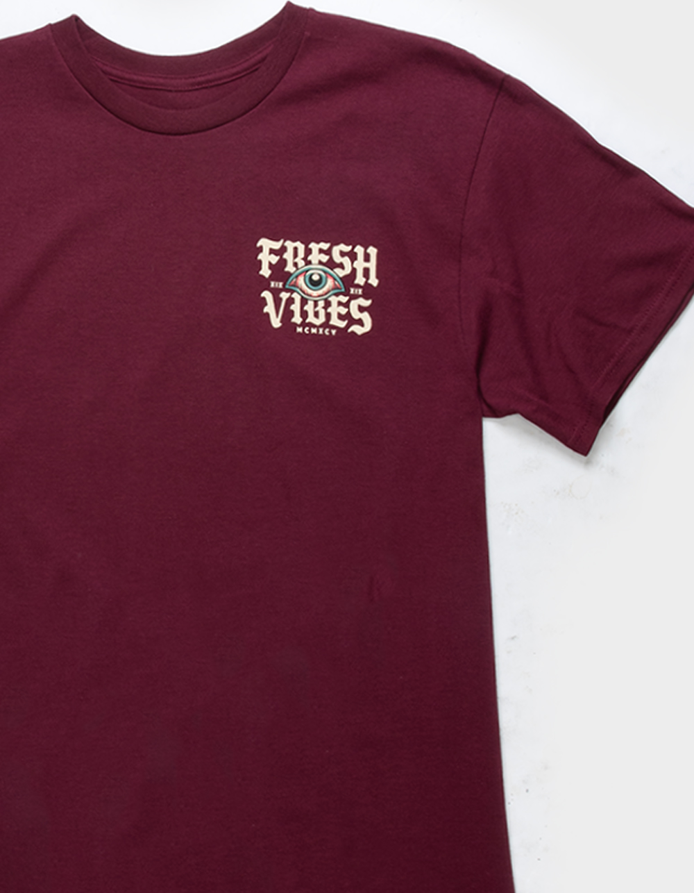 FRESH VIBES See Ya L8r Mens Tee - BURGUNDY | Tillys