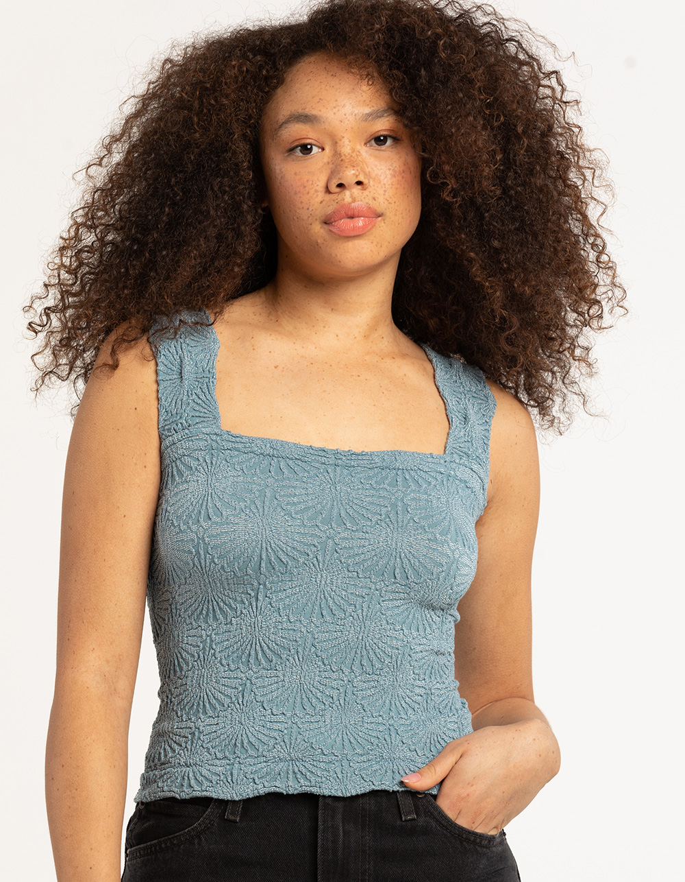 FREE PEOPLE Love Letter Womens Cami - BLUE | Tillys